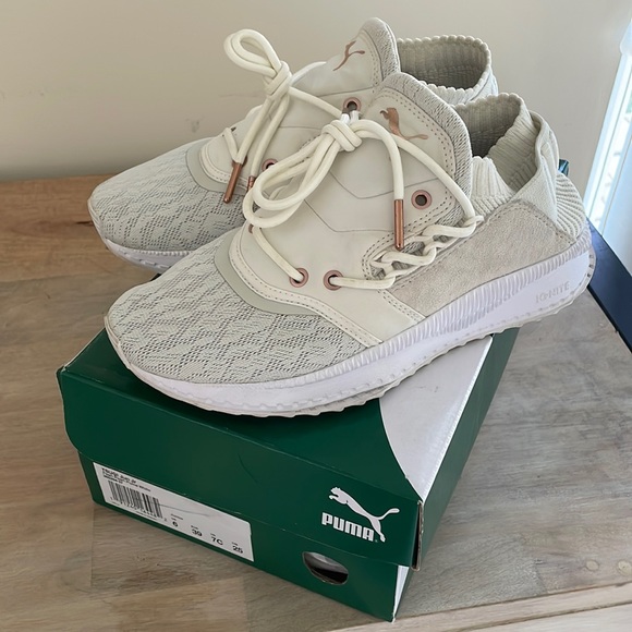 Puma | Shoes | Puma Tsugi Jun Jr Ignite Sneakers In Cream Rose Gold ...